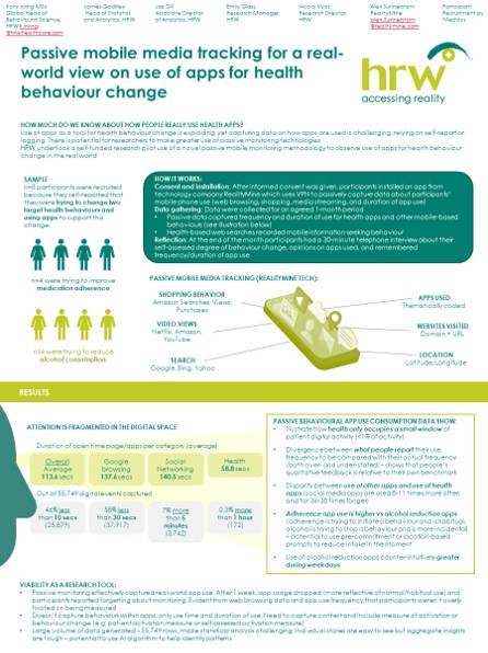 Poster: Passive mobile media tracking for real-world view on use of ...